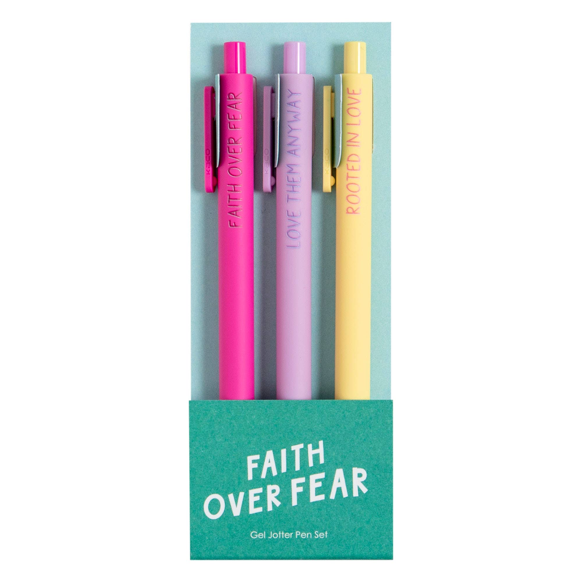 Faith Over Fear Pen Set – Calligraphy Creations In KY