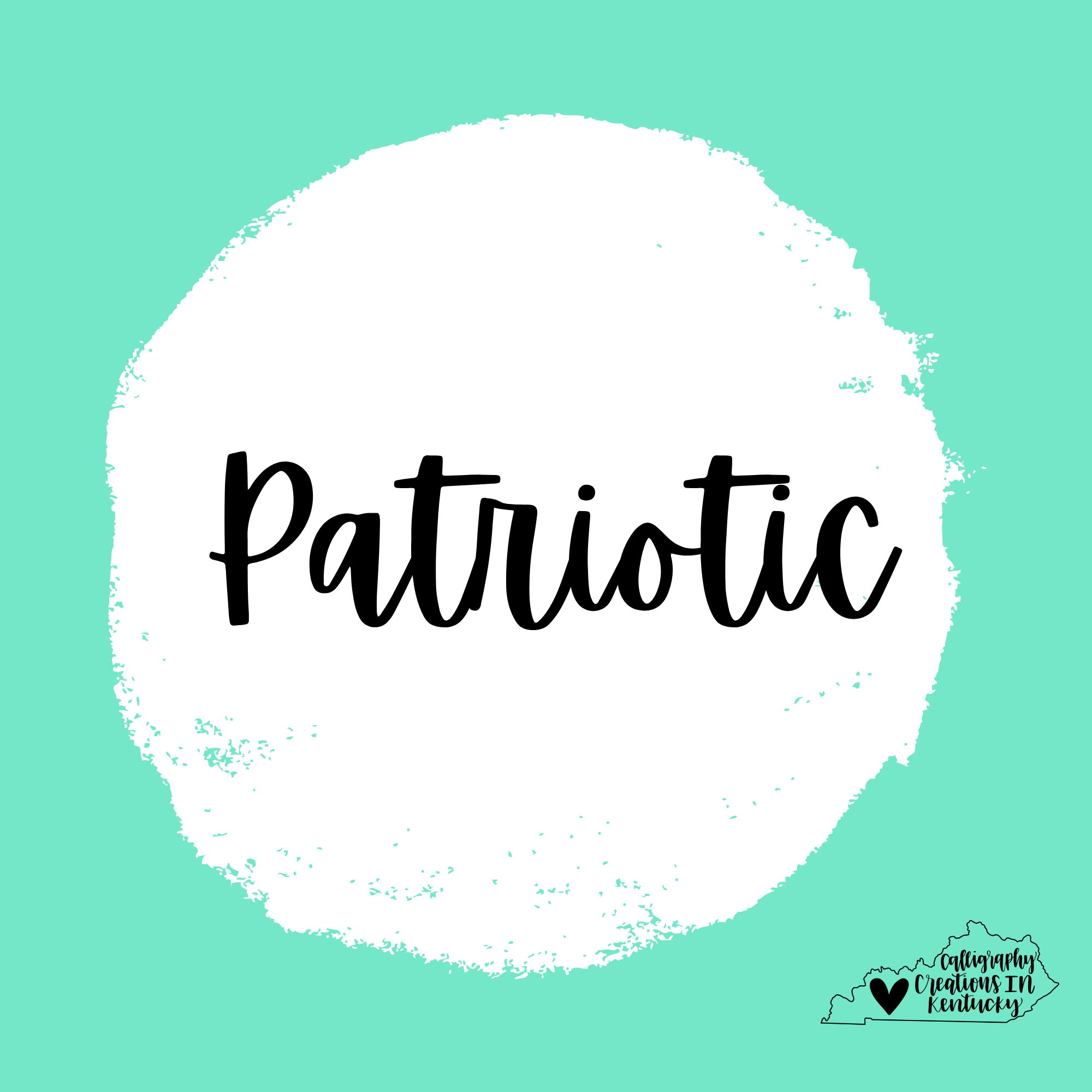 Patriotic – Calligraphy Creations In KY