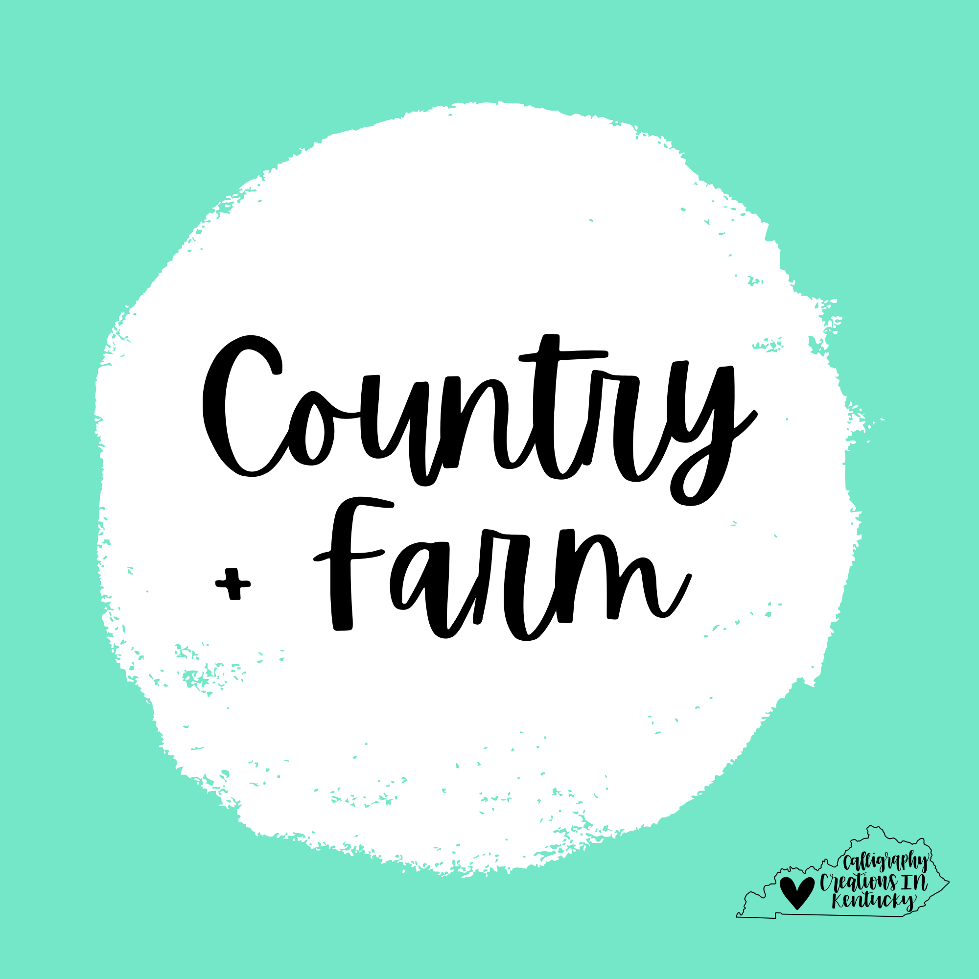 Country + Farm – Calligraphy Creations In KY