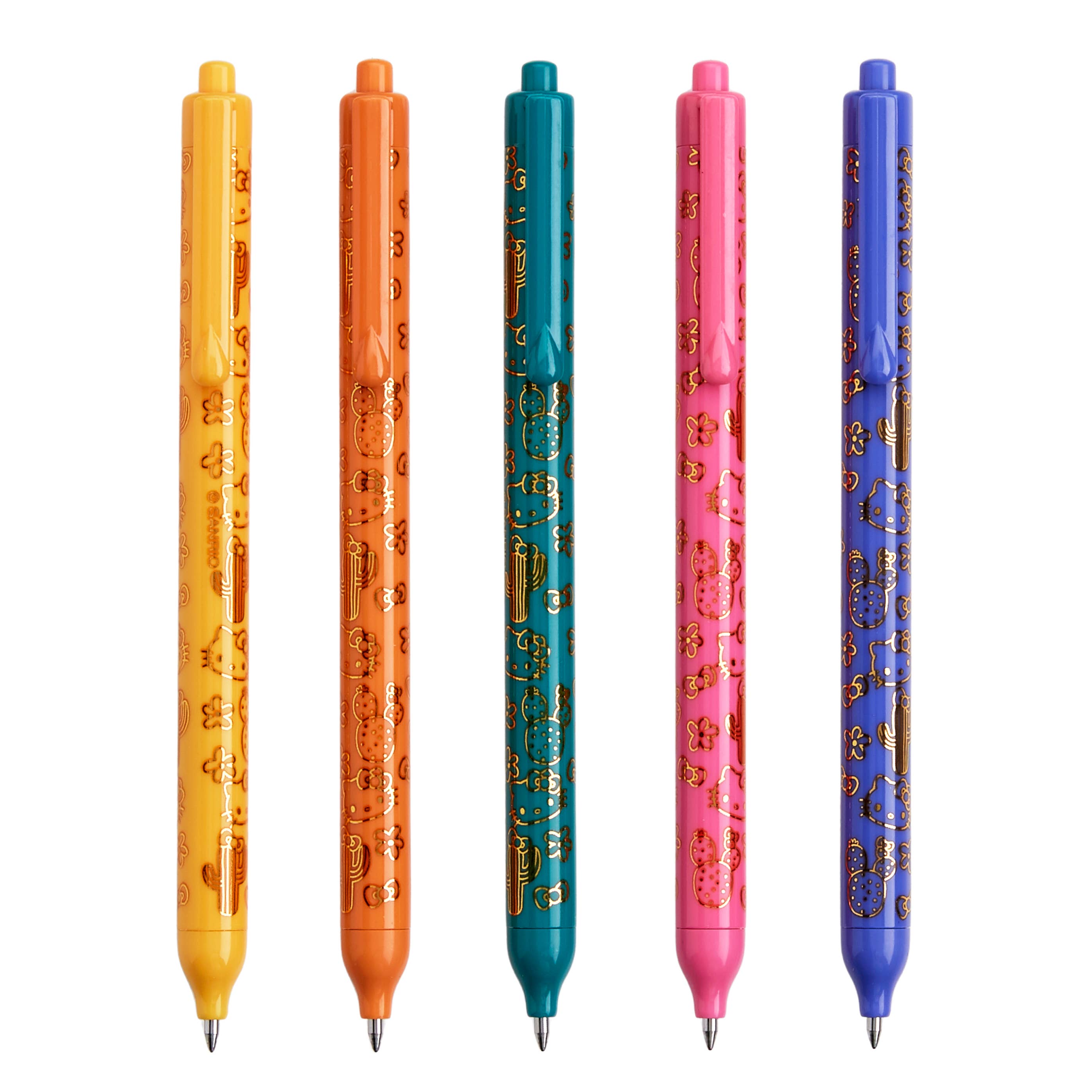 Hello Kitty Metallic Gel Click Pens 5 Pack – Calligraphy Creations In KY