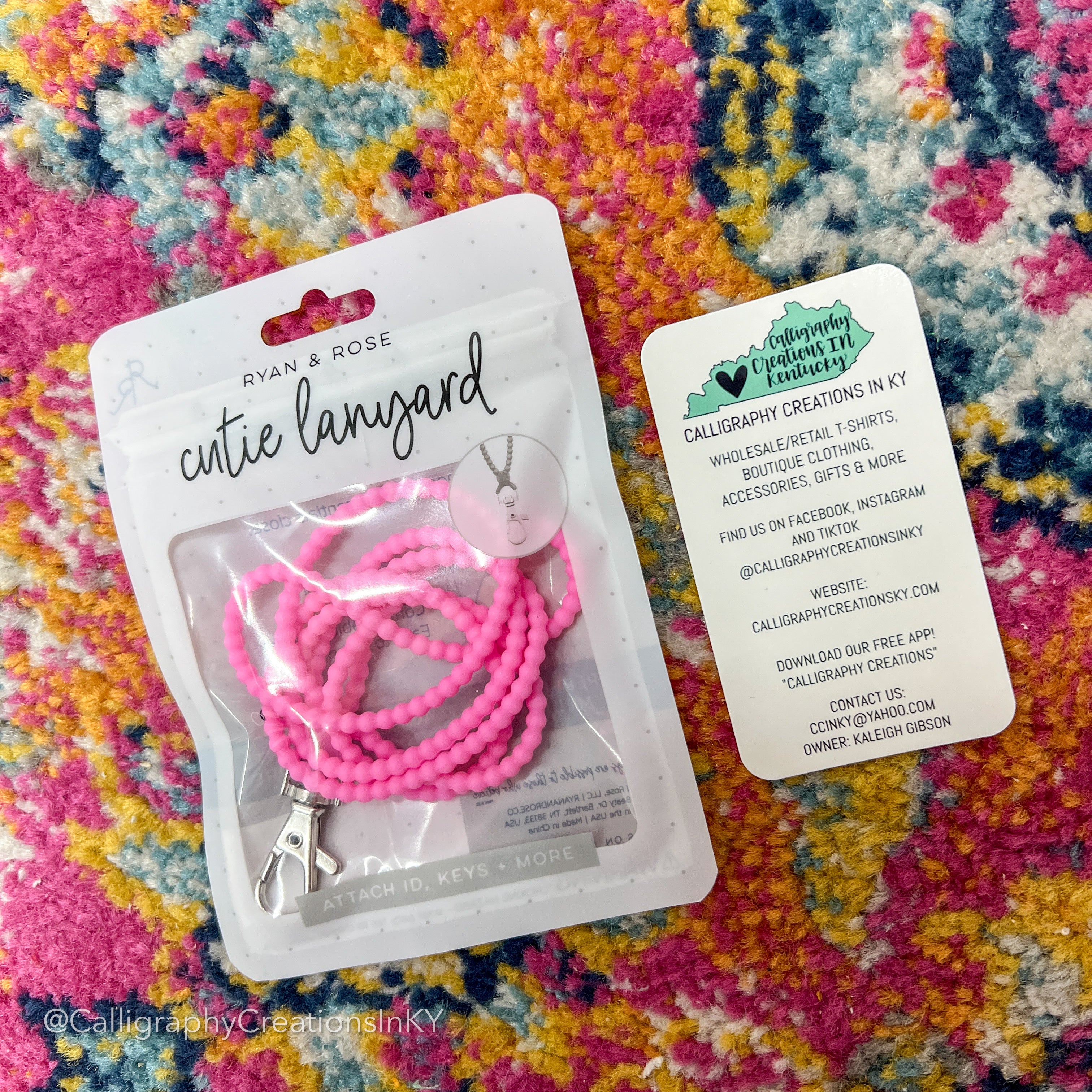 Malibu | Cutie Lanyard | Ryan & Rose – Calligraphy Creations In KY