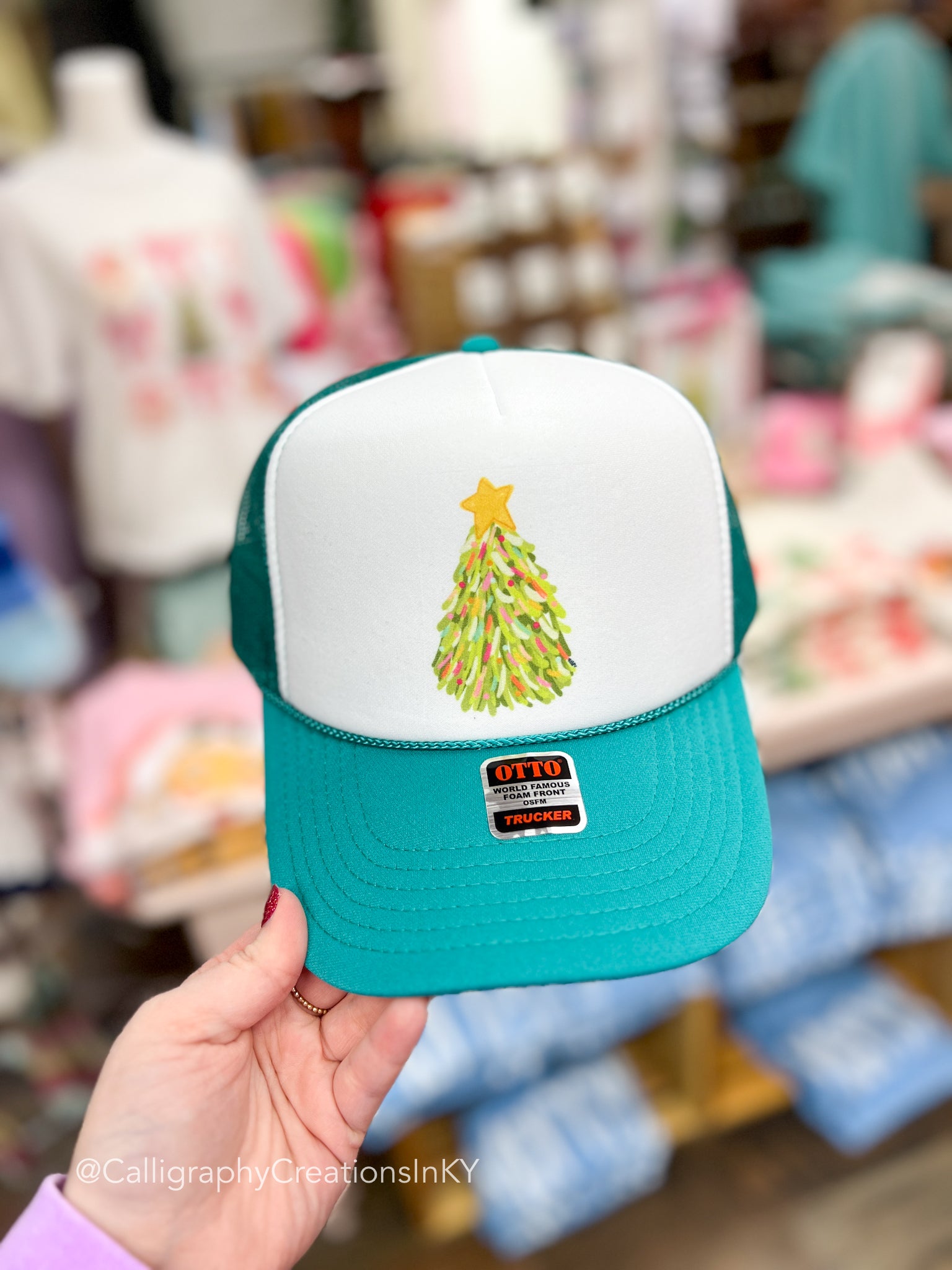 Melissa Tree Trucker Hat – Calligraphy Creations In KY