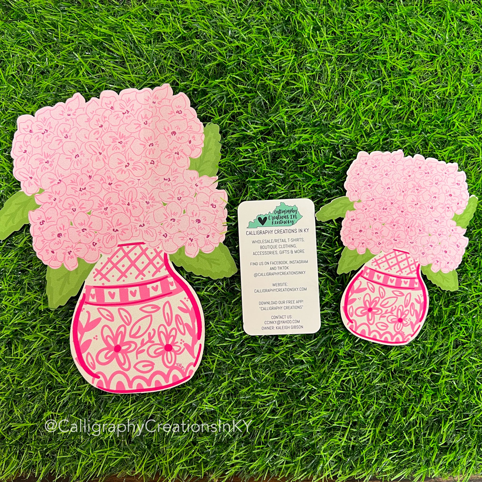 Pink Hydrangea Attachment | Doodles By Rebekah – Calligraphy Creations ...