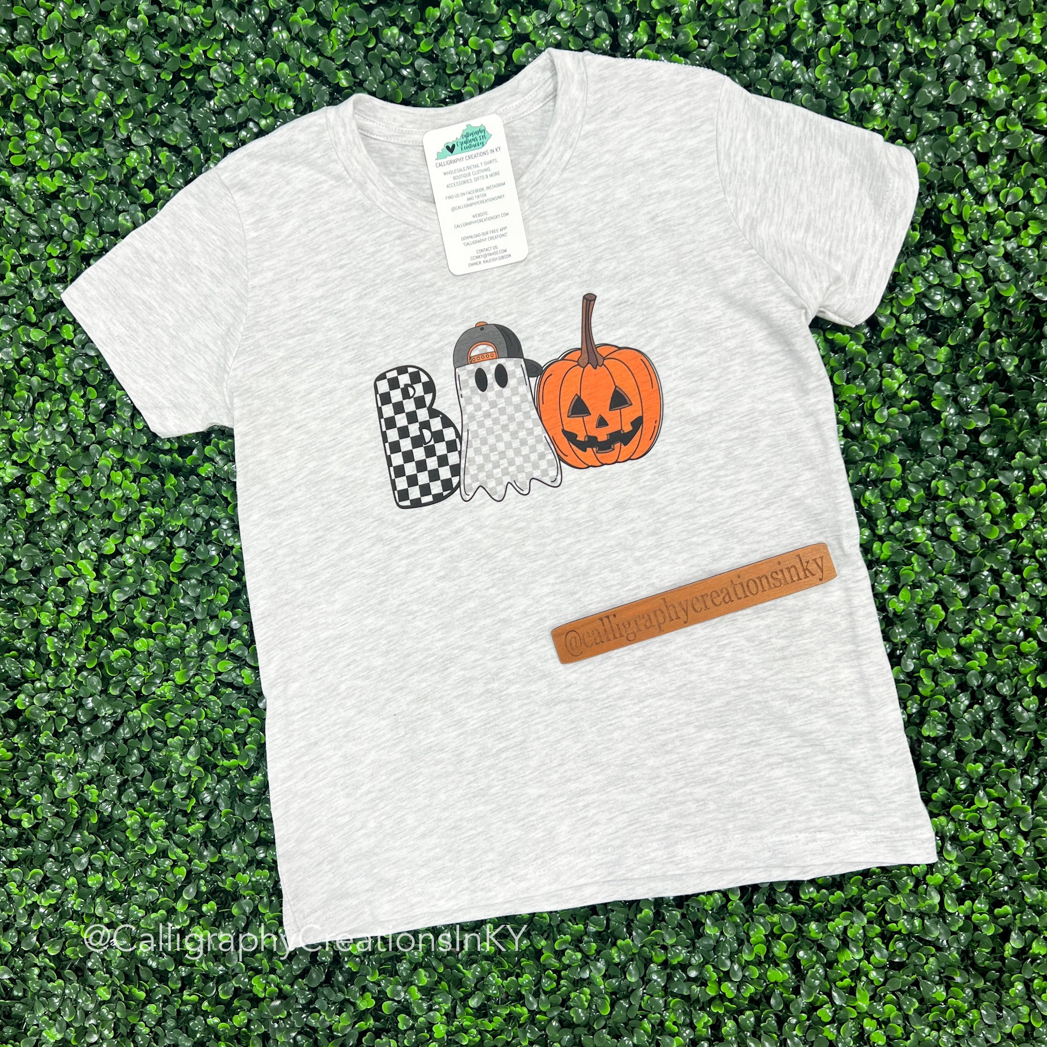YOUTH XL - Boy Boo Tee - FINAL SALE – Calligraphy Creations In KY
