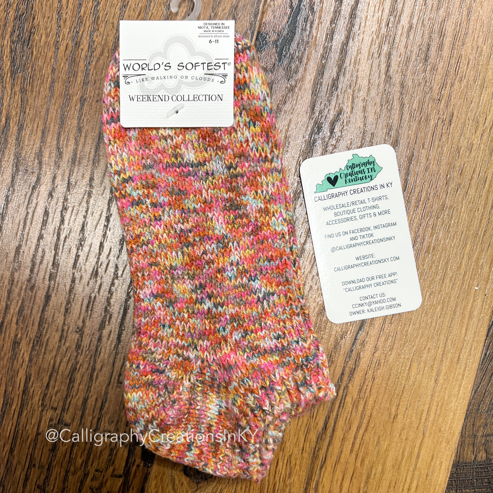 Ragg Low OS Floral | World's Softest Socks – Calligraphy Creations In KY