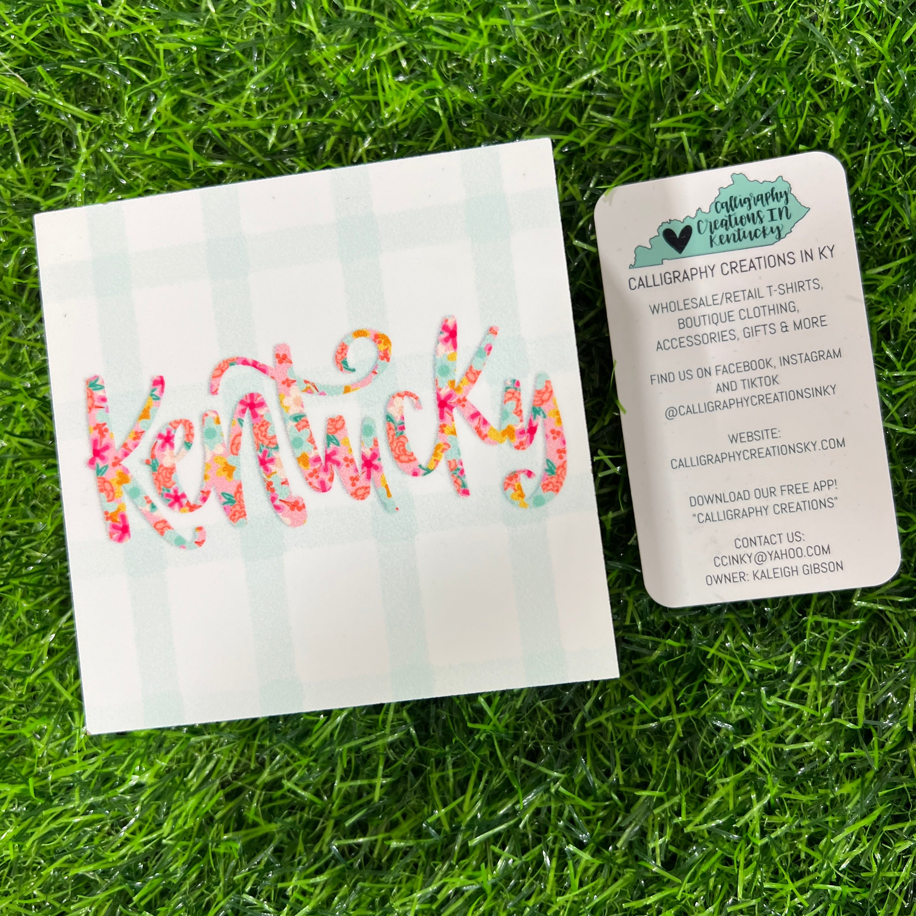 KY Everette Doodles By Rebekah 4x4 Block – Calligraphy Creations In KY