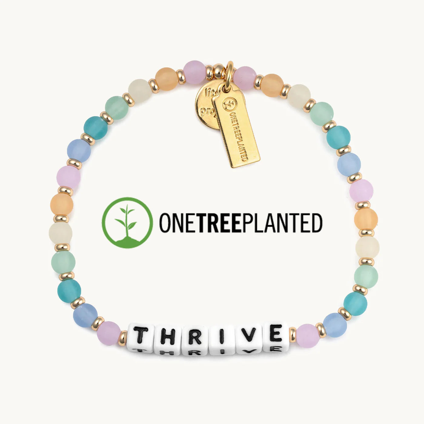 Thrive - Global Reforestation Little Words Project Beaded Bracelet ...
