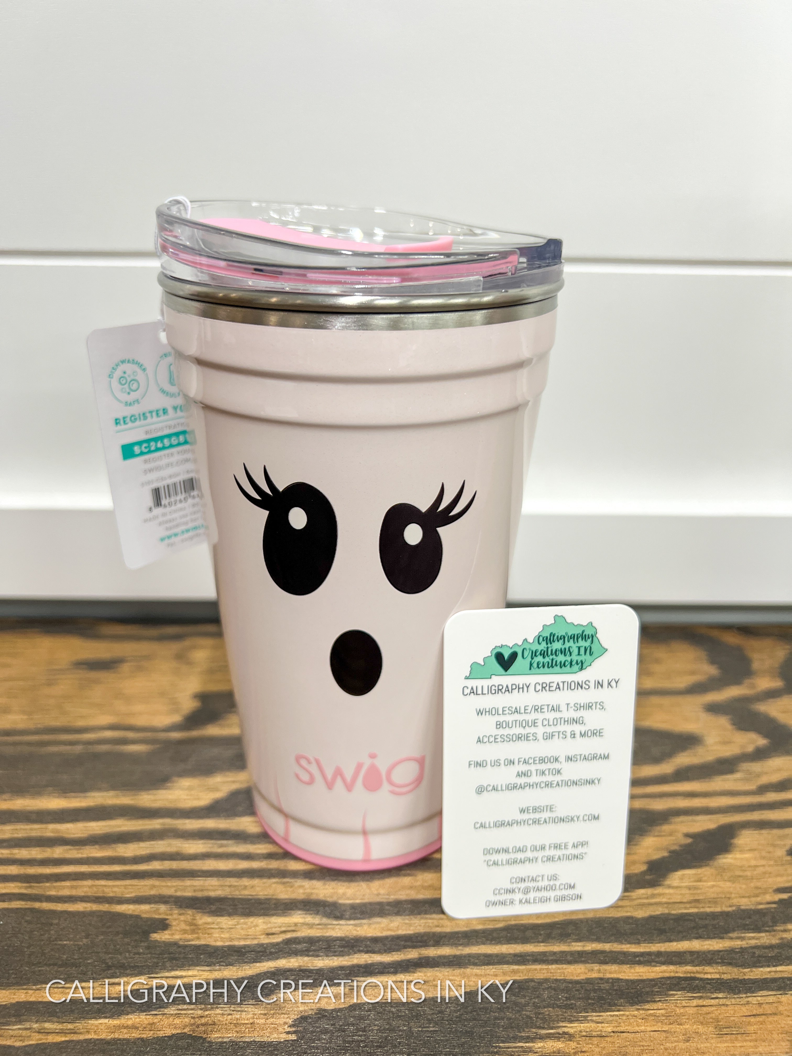 Ghost | Boo Crew 24 oz Swig Party Cup – Calligraphy Creations In KY