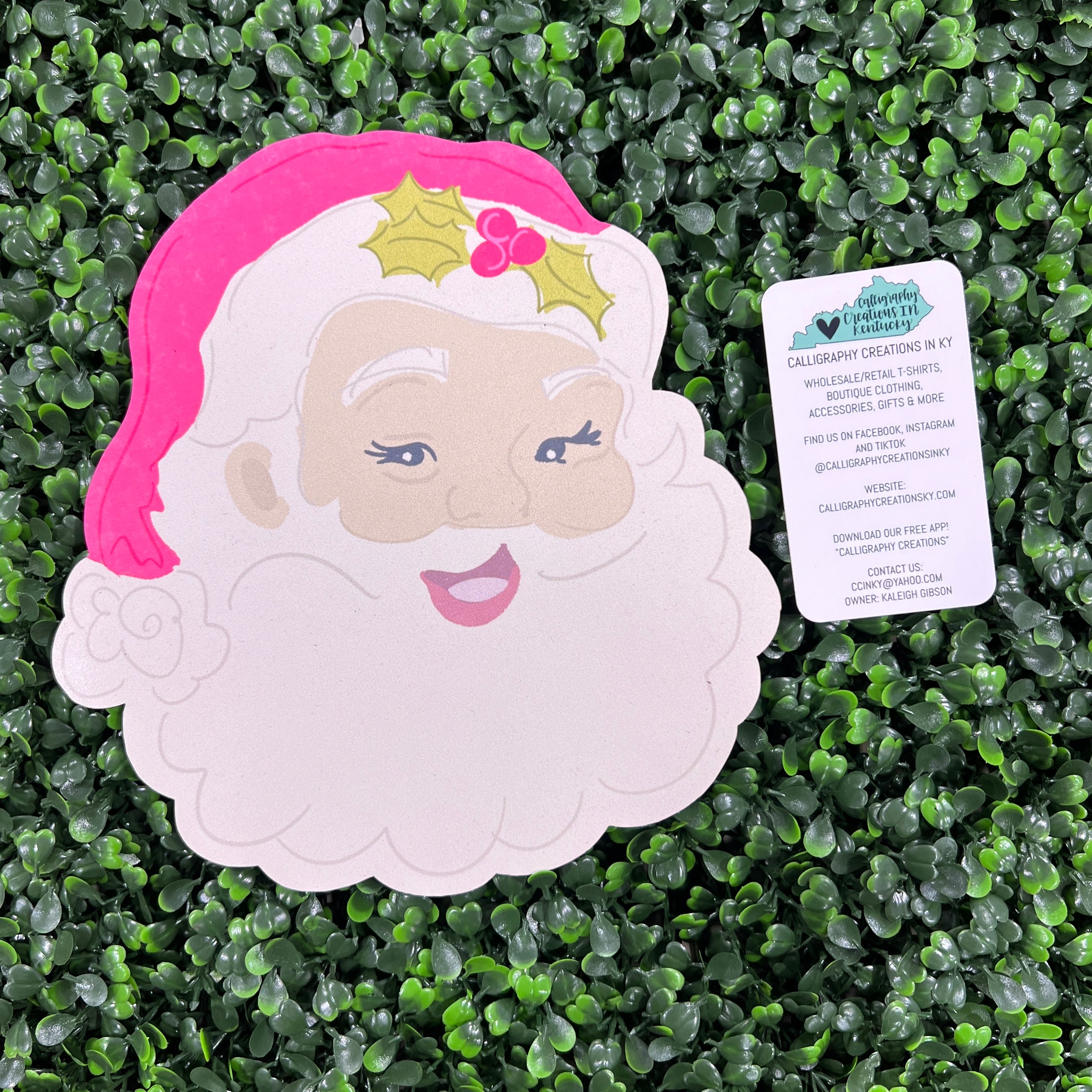 Pink Santa Large 8 inch Attachment *FINAL SALE* – Calligraphy Creations ...