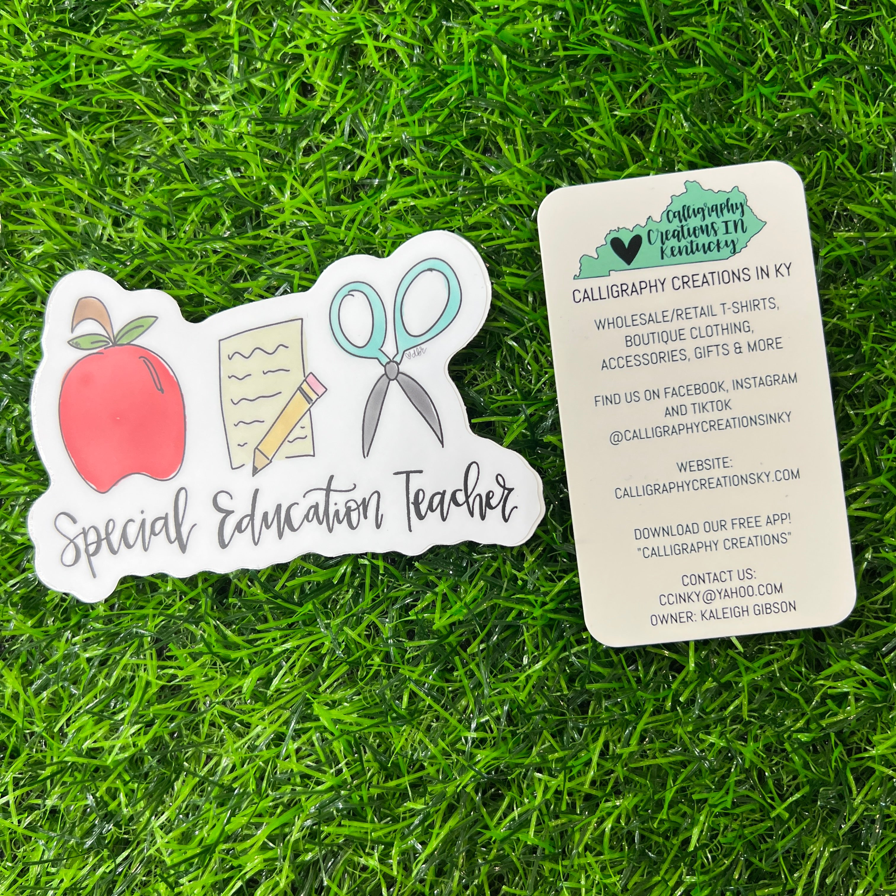 Special Education Teacher Sticker - Doodles By Rebekah – Calligraphy ...