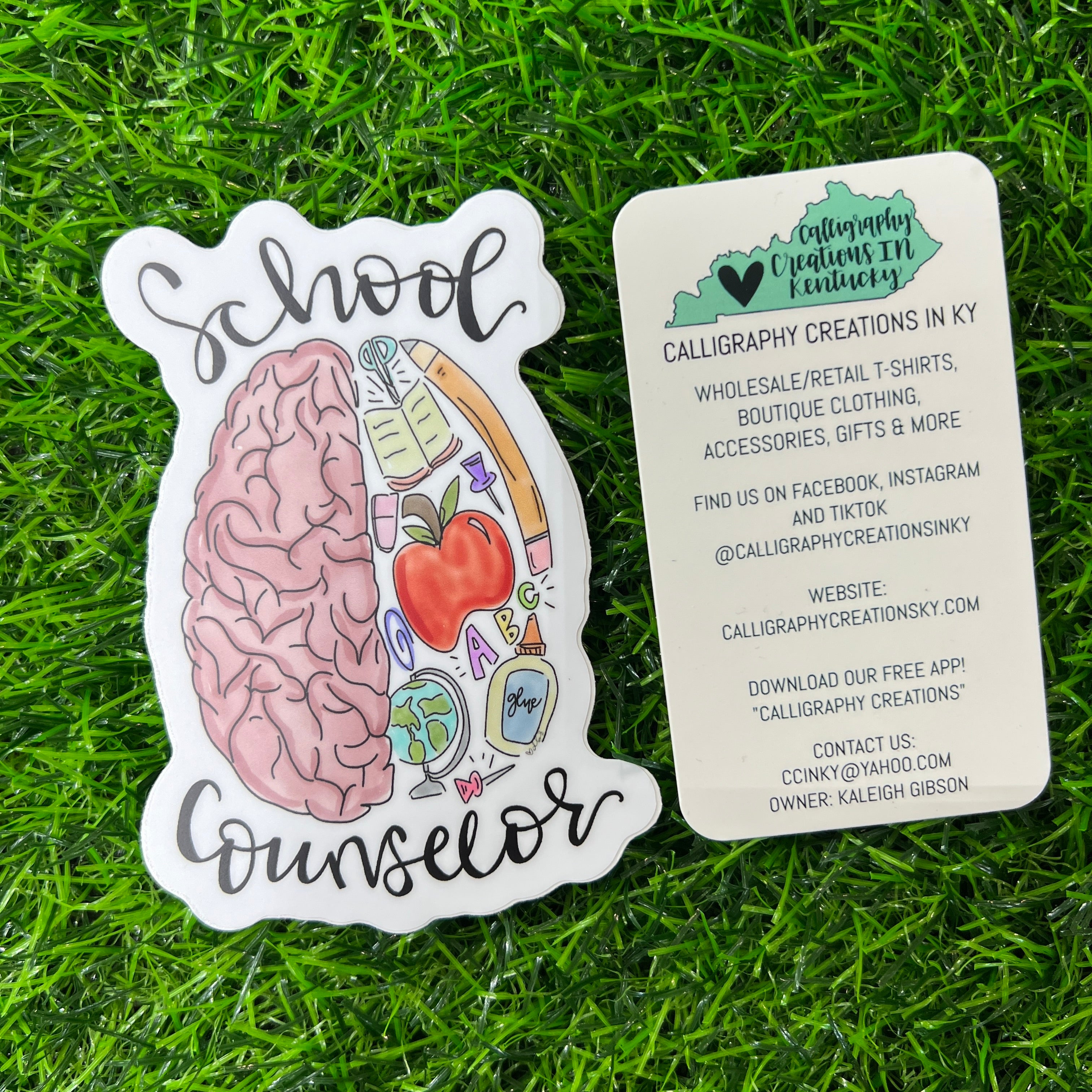 School Counselor Sticker - Doodles By Rebekah – Calligraphy Creations In KY