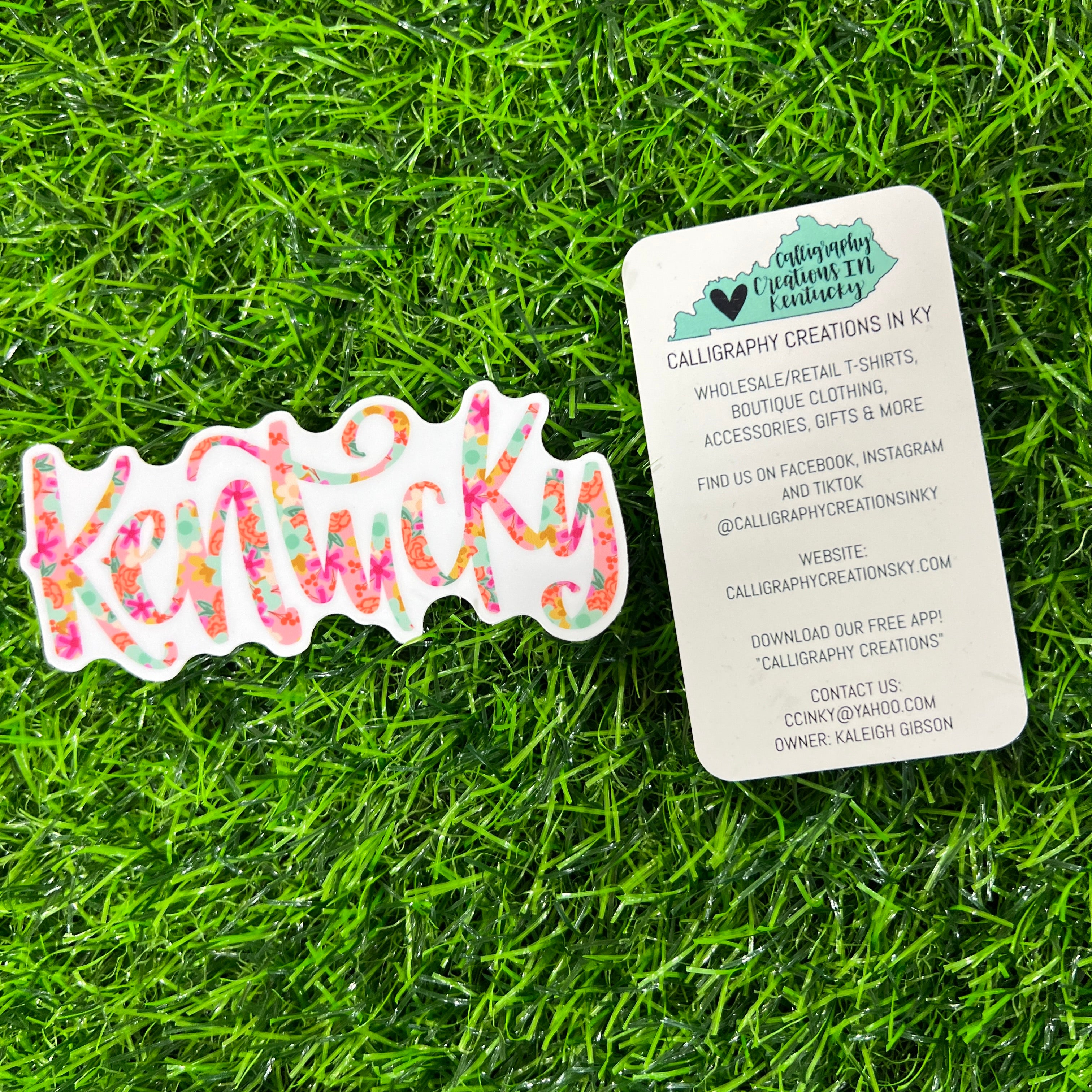 KY Everette Sticker - Doodles By Rebekah – Calligraphy Creations In KY