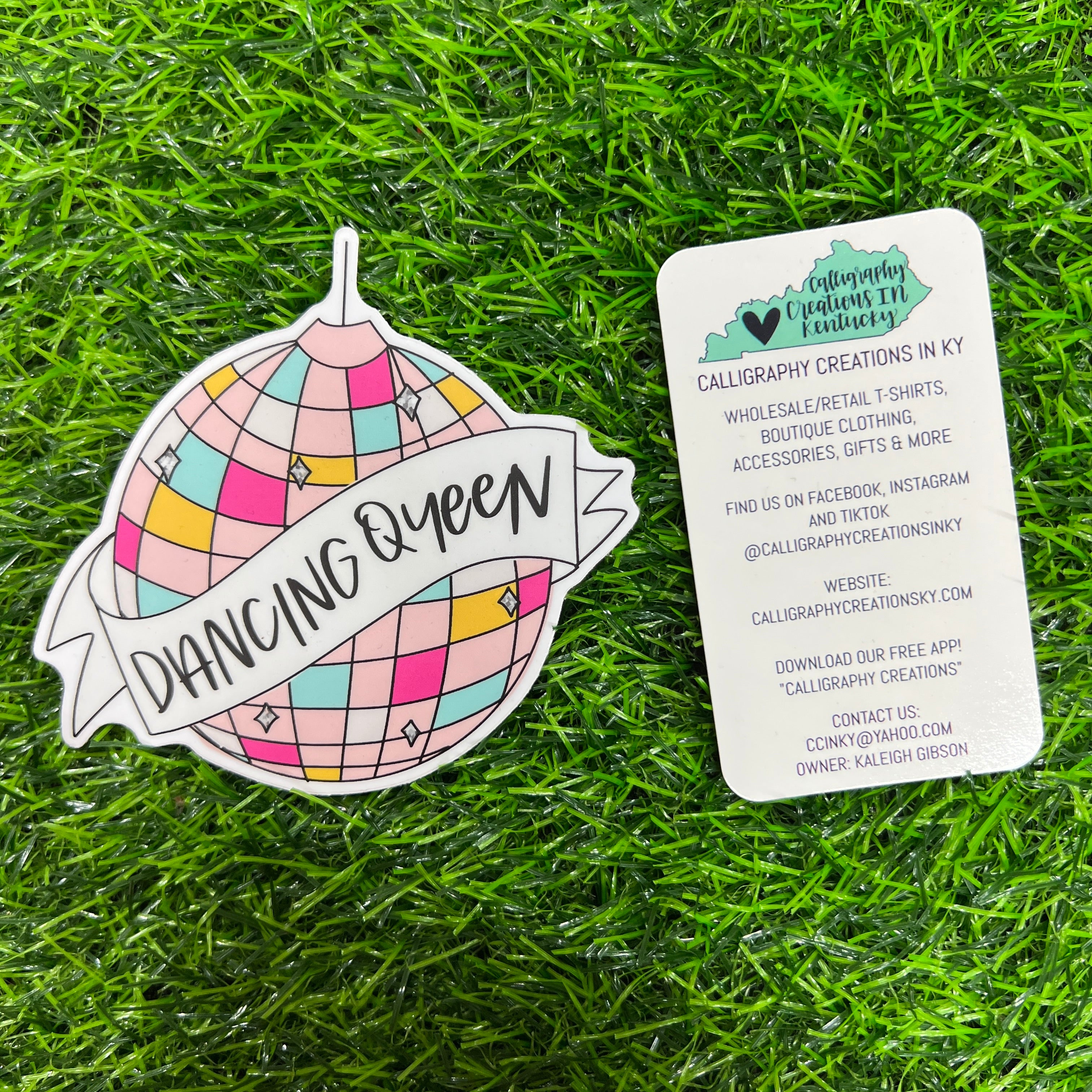Dancing Queen Sticker - Doodles By Rebekah – Calligraphy Creations In KY