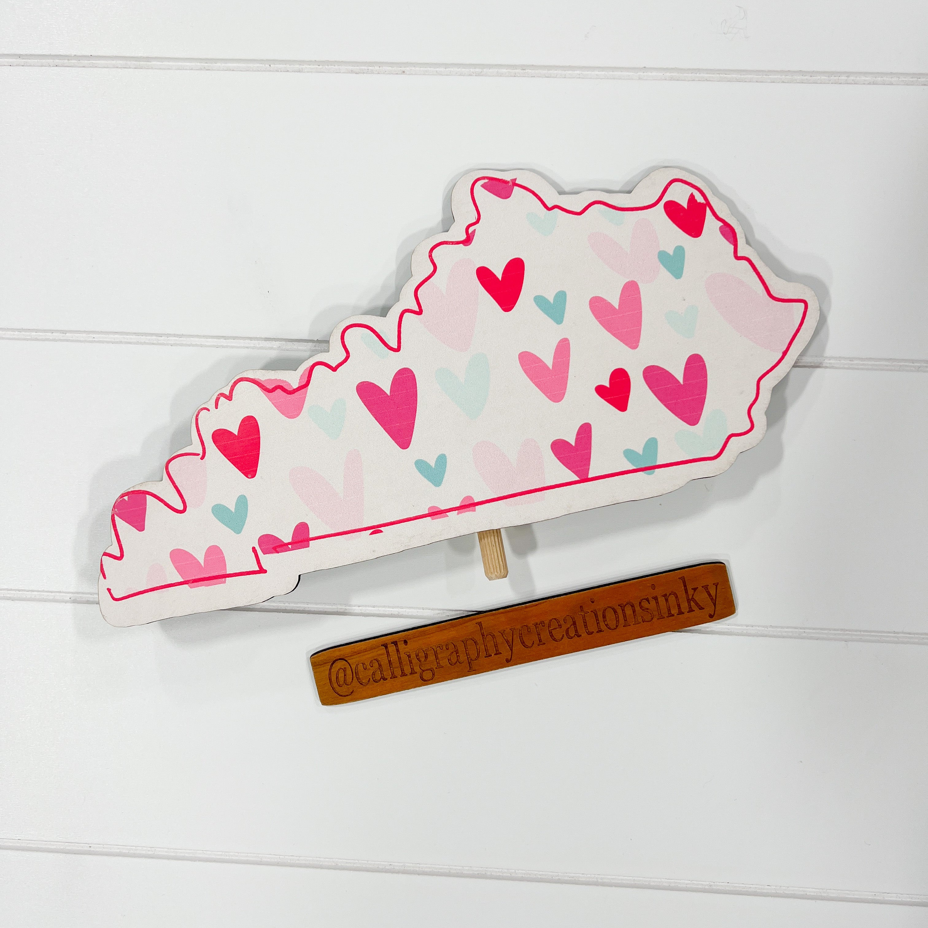 KY State Filled With Hearts Topper | Doodles By Rebekah – Calligraphy ...
