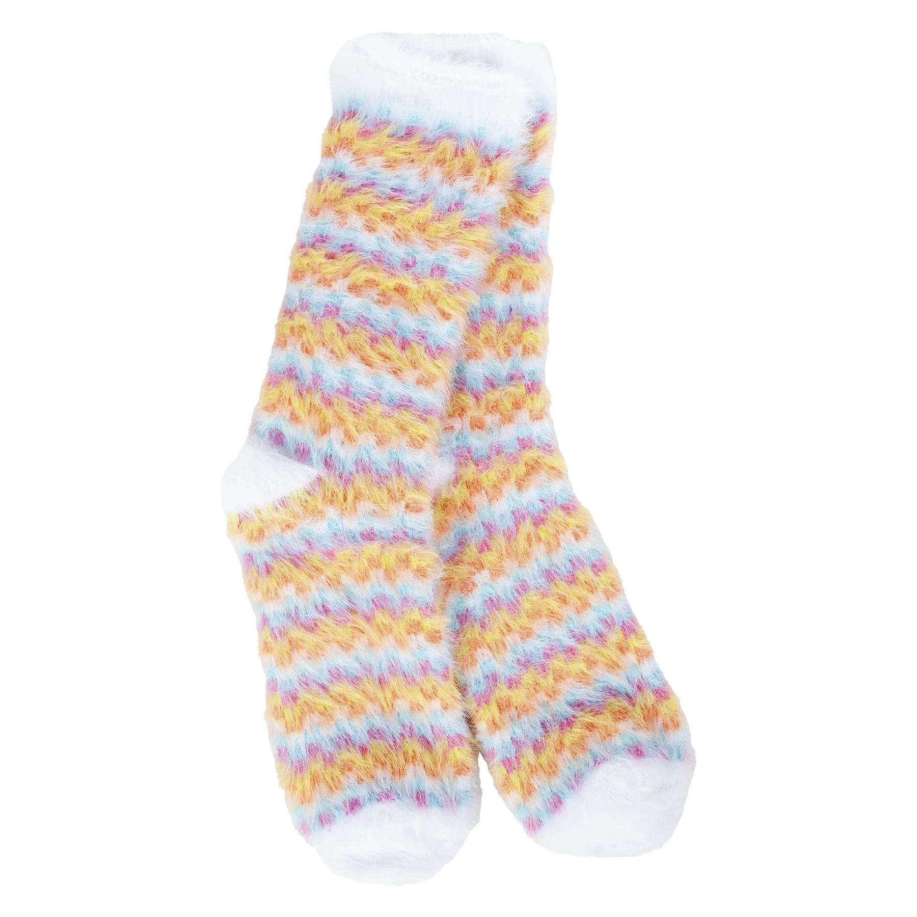 Whimsical Check Holiday Feather Mini Crew | World’s Softest Socks ...
