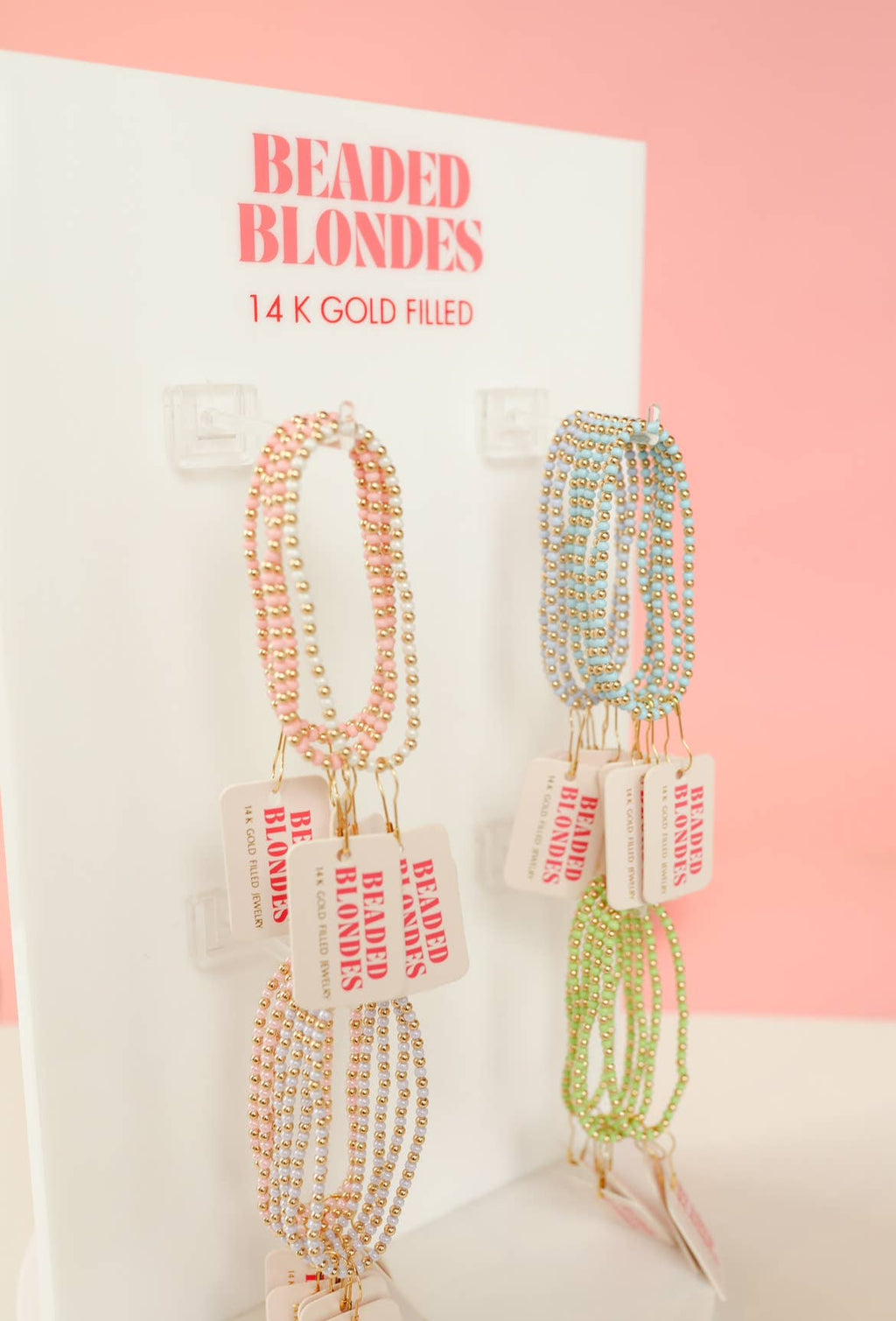 Demi Bracelet in Pastel Blue: Standard 6.75 inch | Beaded Blondes ...
