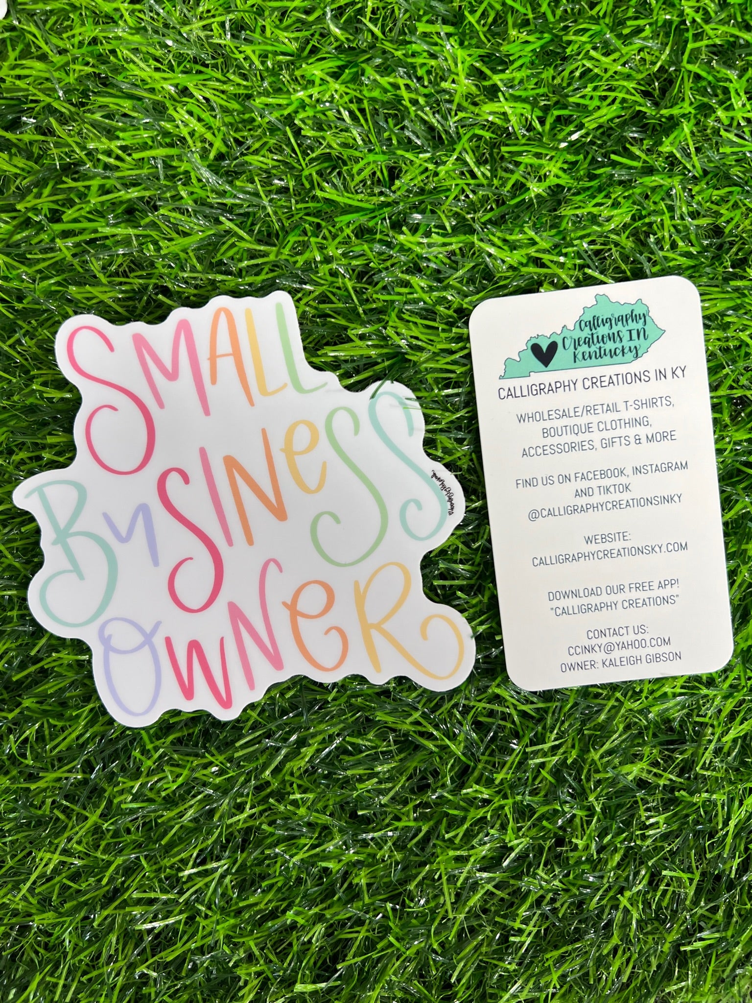 Small Business Owner Sticker - Doodles By Rebekah – Calligraphy ...