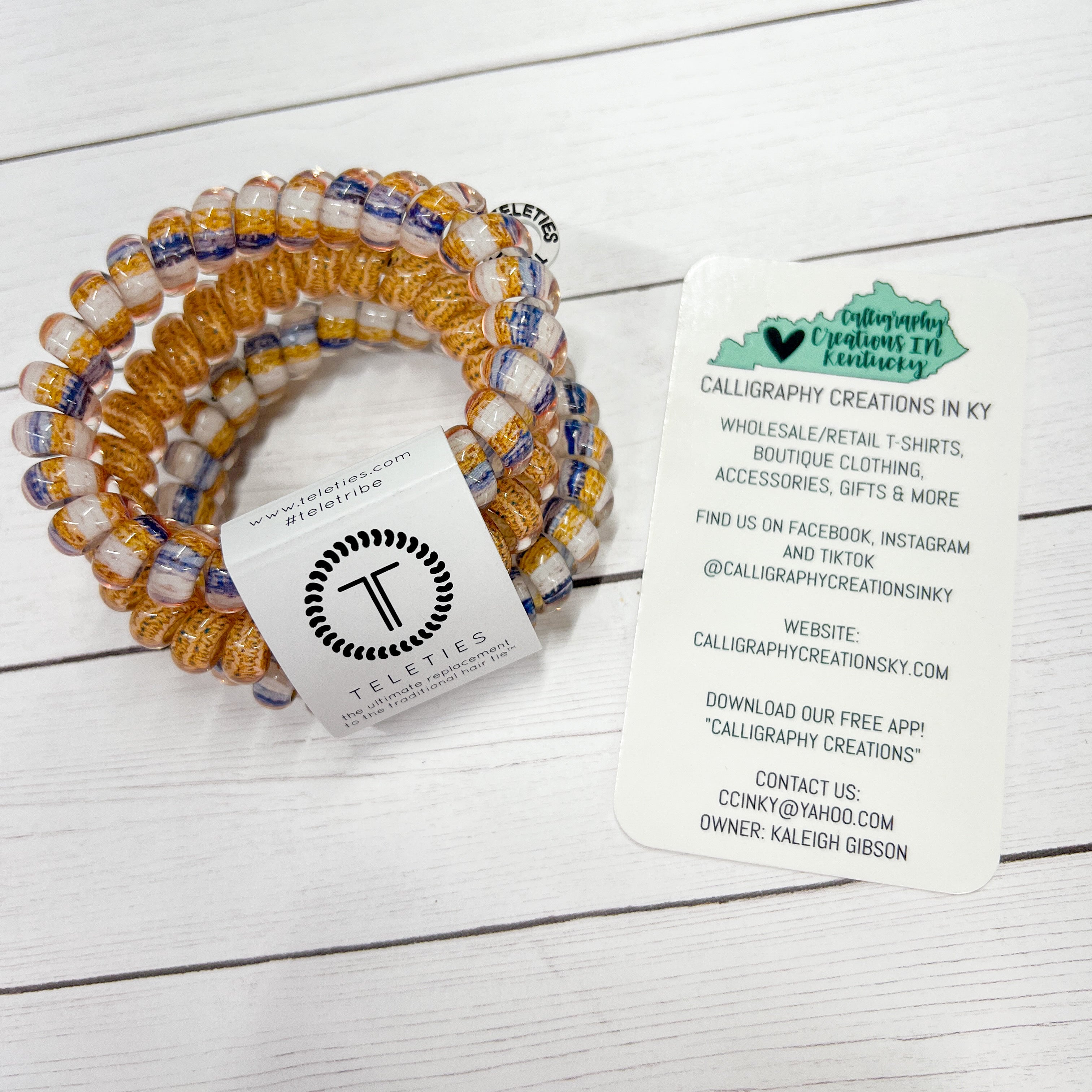 Knotted Up Large Teleties-3 pack – Calligraphy Creations In KY