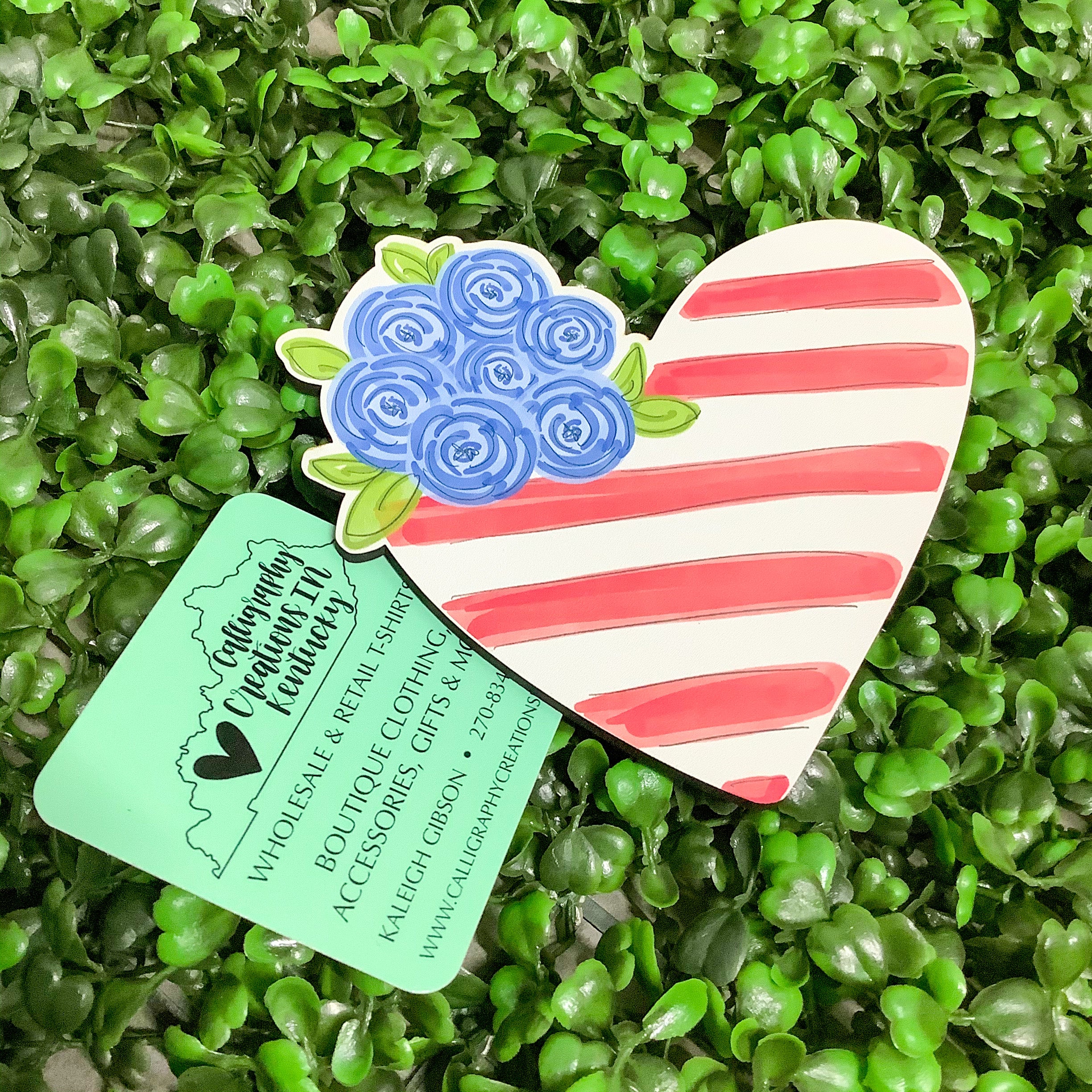 Flowery Flag Mini 5 inch Attachment – Calligraphy Creations In KY